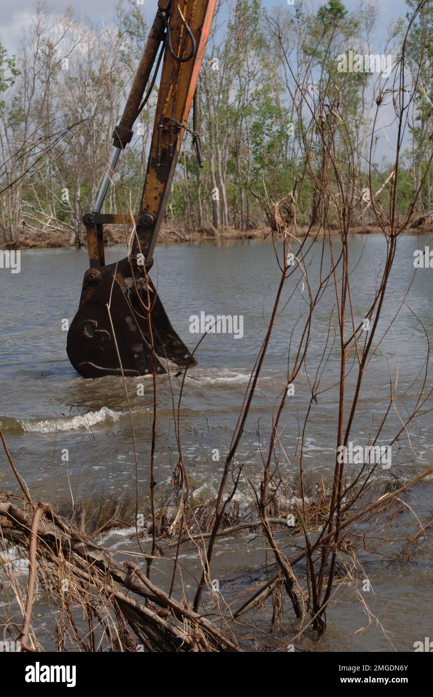 Aircrafts - Sand Baggers - 26-HK-57-13. Digger truck operating on ...