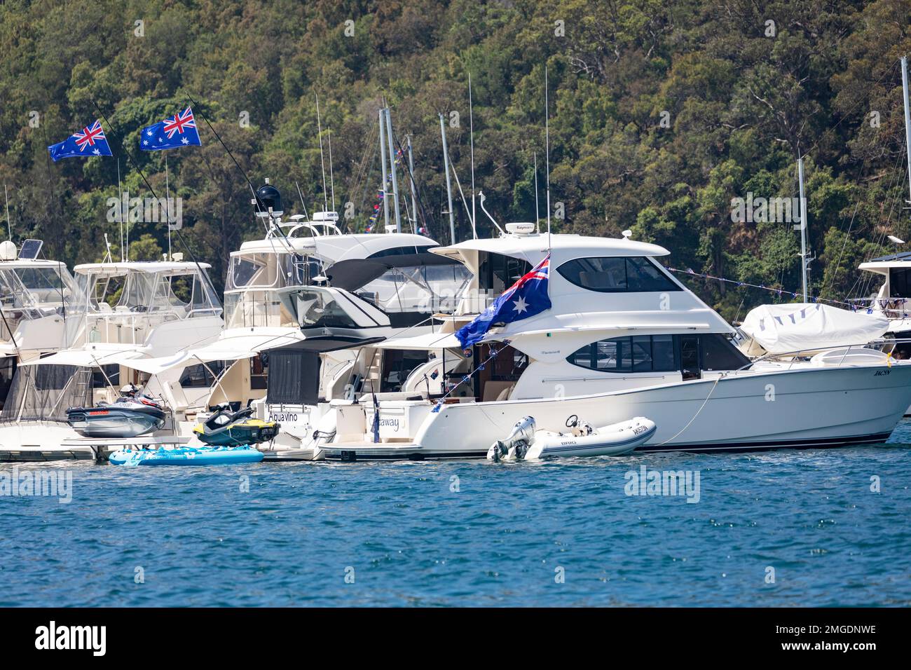 Australia day celebrations pittwater hi-res stock photography and ...