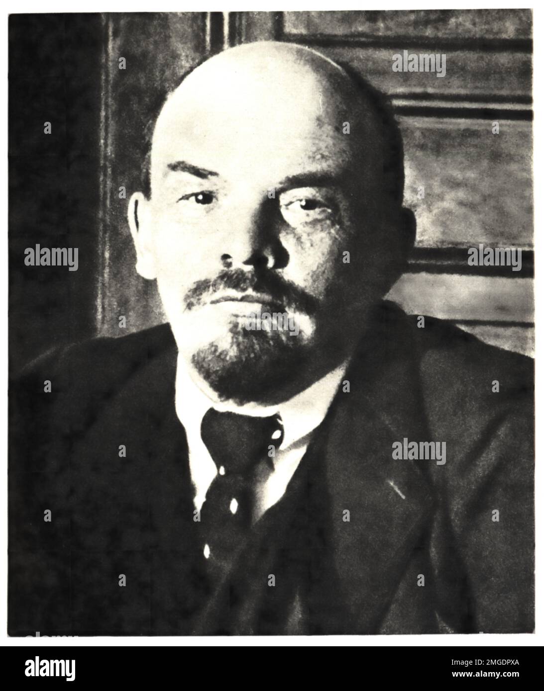 Portrait of Vladimir Ilich Lenin, first leader of USSR Stock Photo - Alamy