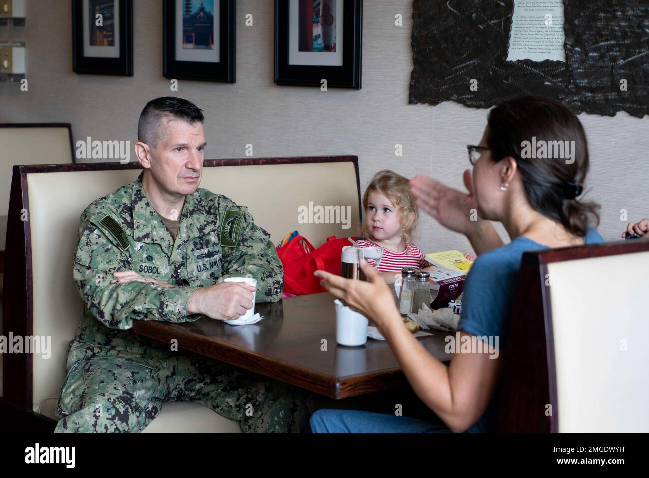 YOKOSUKA, Japan (Aug. 24, 2022) – Capt. Les Sobol, Commander, Fleet ...