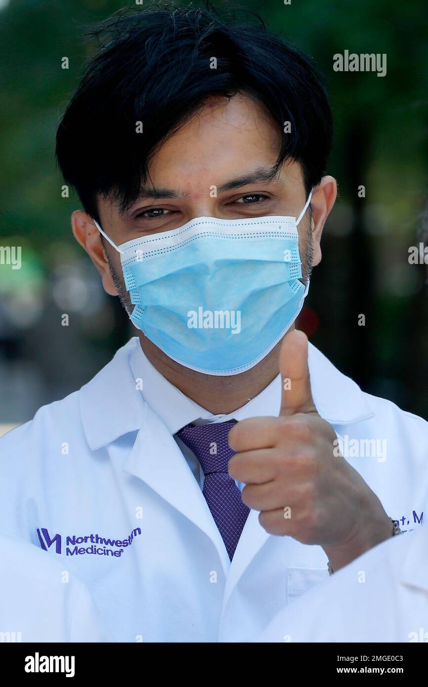 Dr. Ankit Bharat, chief of thoracic surgery at Northwestern Memorial ...