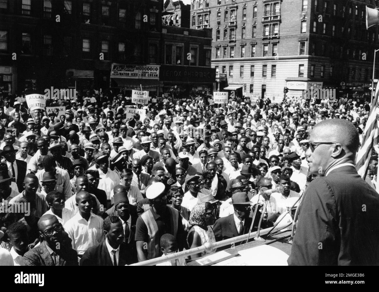 FILE - In this June 29, 1963, file photo, Malcolm X addresses a rally ...