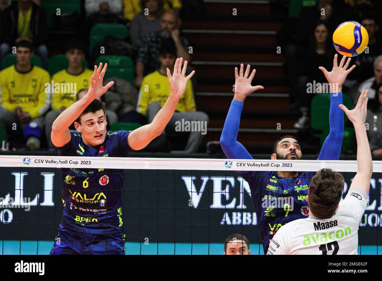 PalaPanini, Modena, Italy, January 25, 2023, Earvin Ngapeth, Giovanni ...