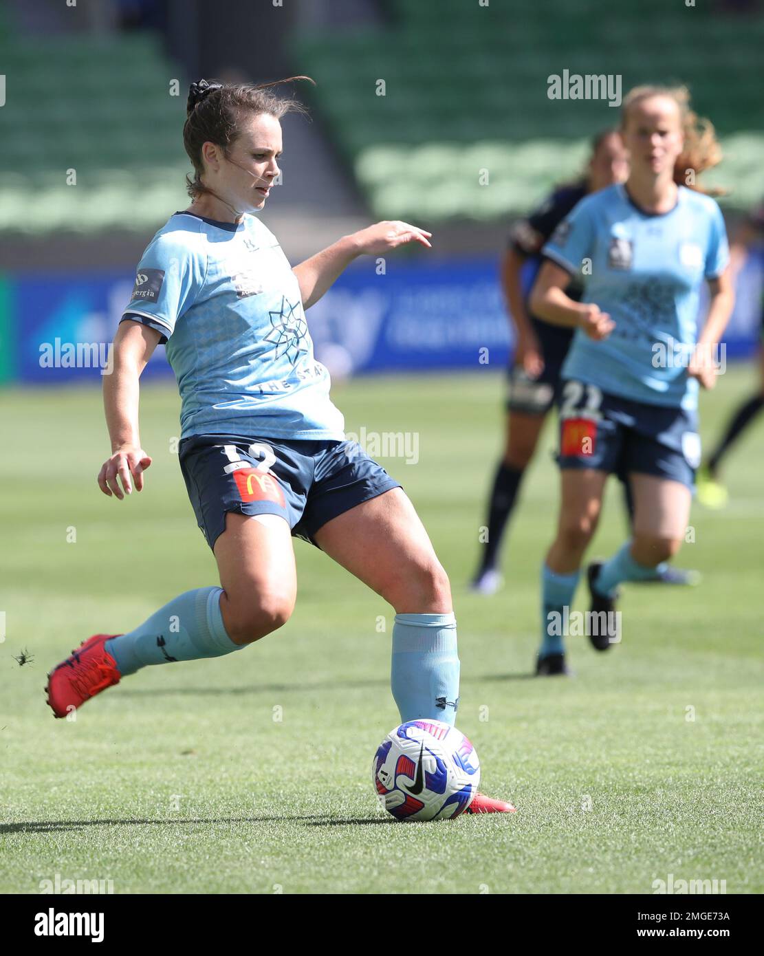 Natalie Tobin for Sydney during the A-League Women's soccer match ...