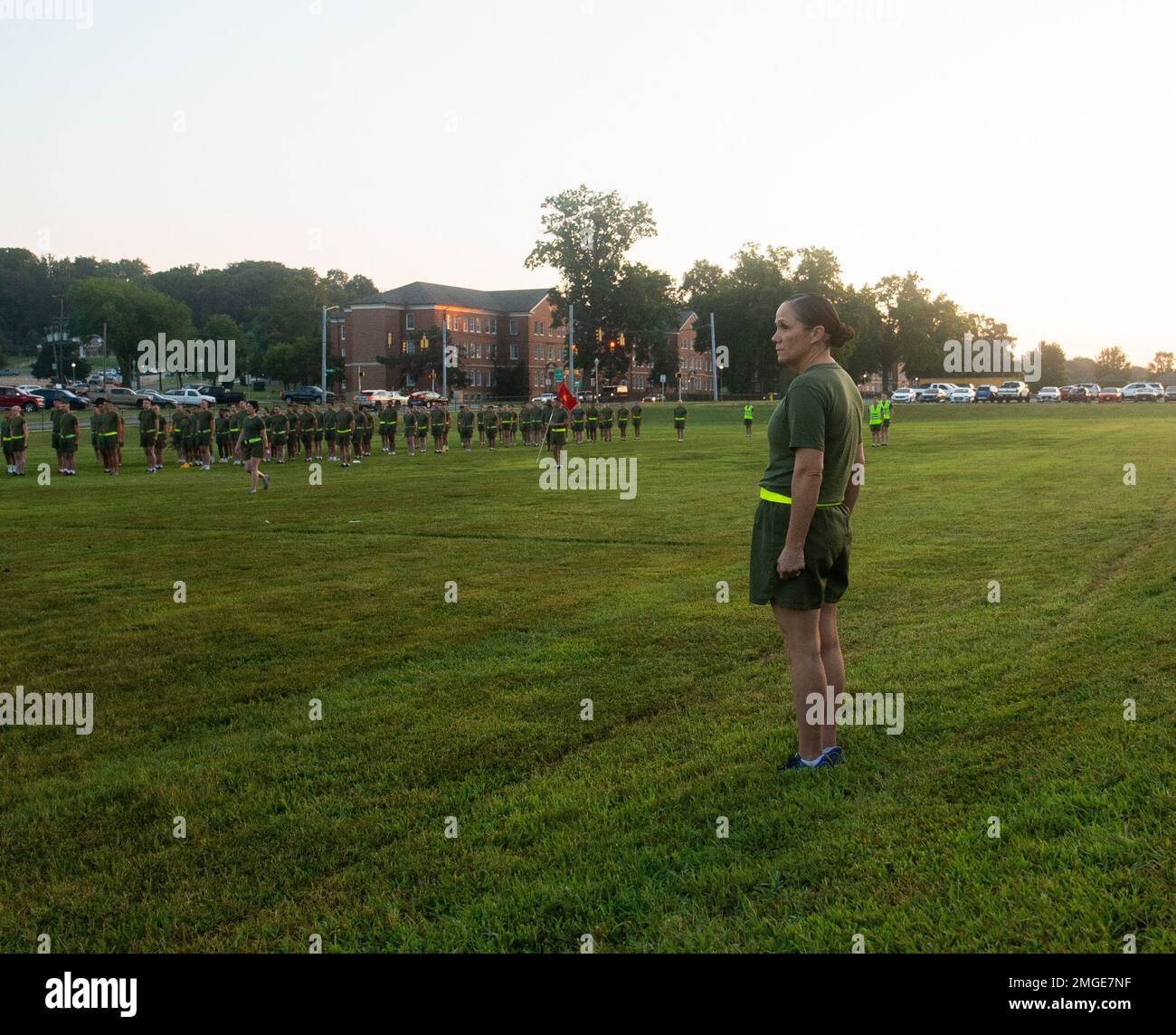 U.S. Marine Corps Sgt. Maj. Jacqueline Townsel, the Security Battalion ...