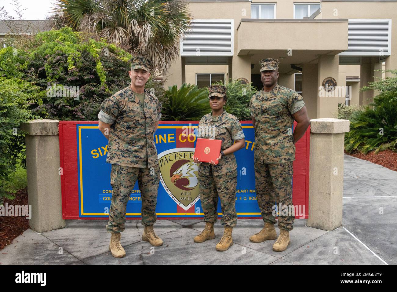 6th Marine Corps District Commanding Officer Col. Lance J. Langfeldt ...