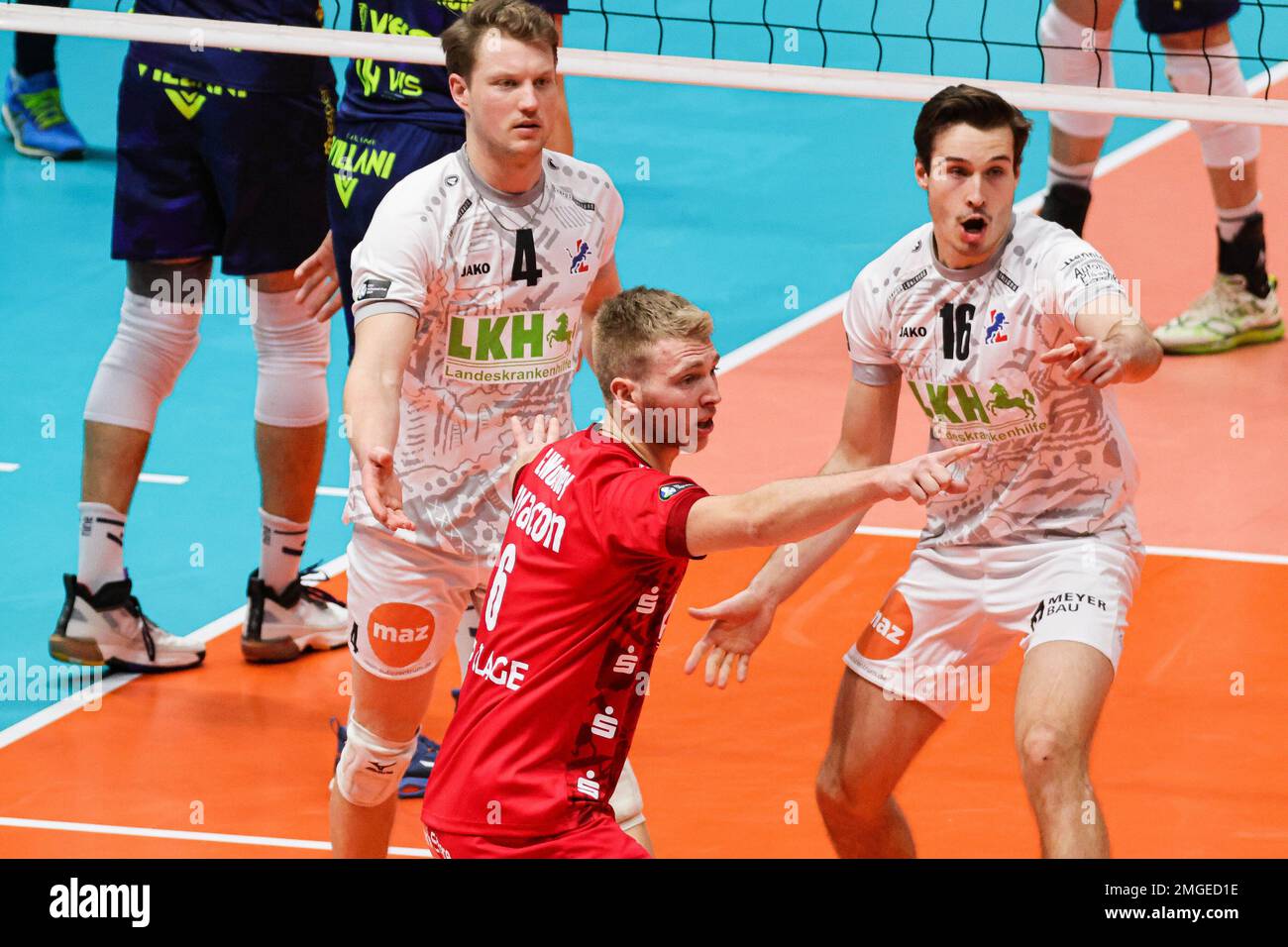 PalaPanini, Modena, Italy, January 25, 2023, Team (SVG Luneburg) during ...