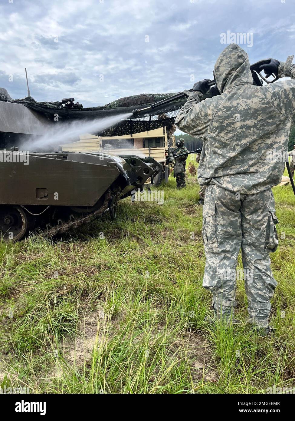 U.S. Army Chemical Corps Soldiers assigned to the 83rd Chemical ...