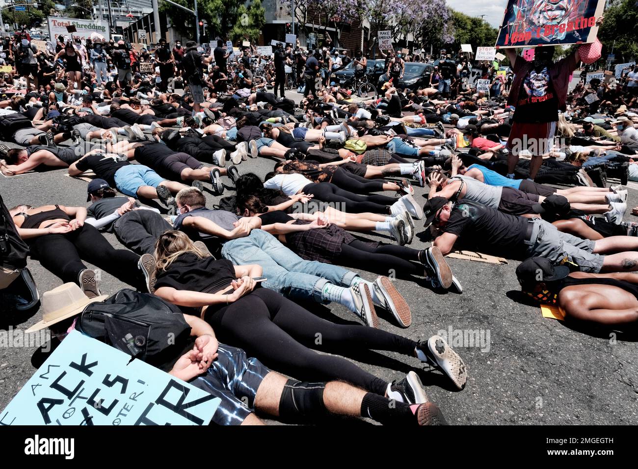 LGBTQ community members join Black Lives Matter protesters as they ...