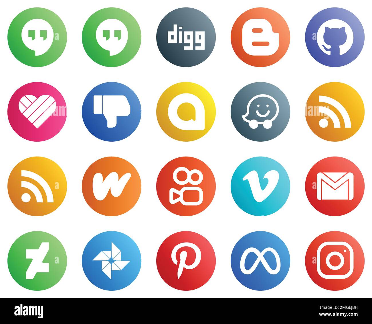 Google gmail vector logo hi-res stock photography and images - Alamy