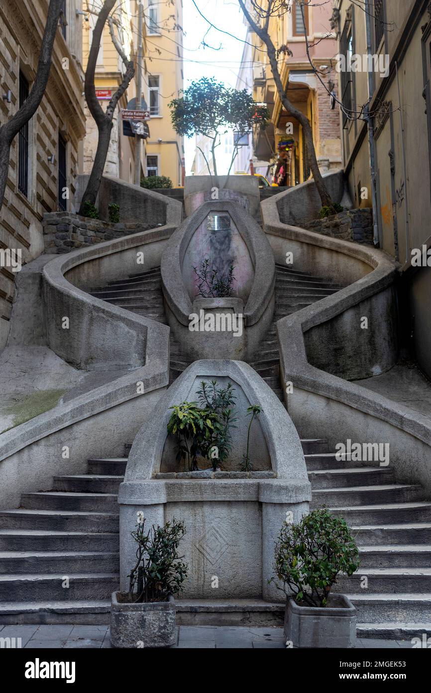 Turkish architecture stairs ottoman turkish hi-res stock photography ...