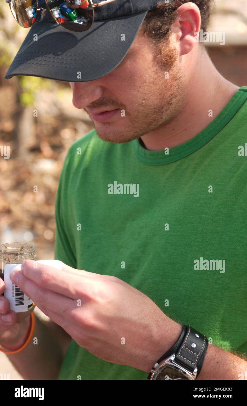 Soil Testing - 26-HK-203-32. Hurricane Katrina Stock Photo - Alamy