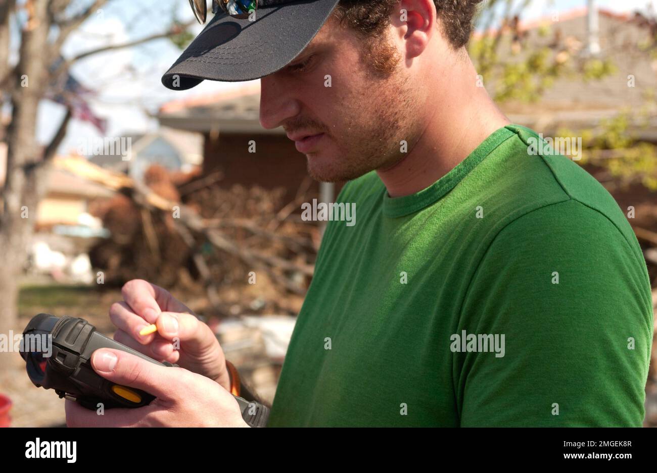 Soil Testing - 26-HK-203-35. Hurricane Katrina Stock Photo - Alamy