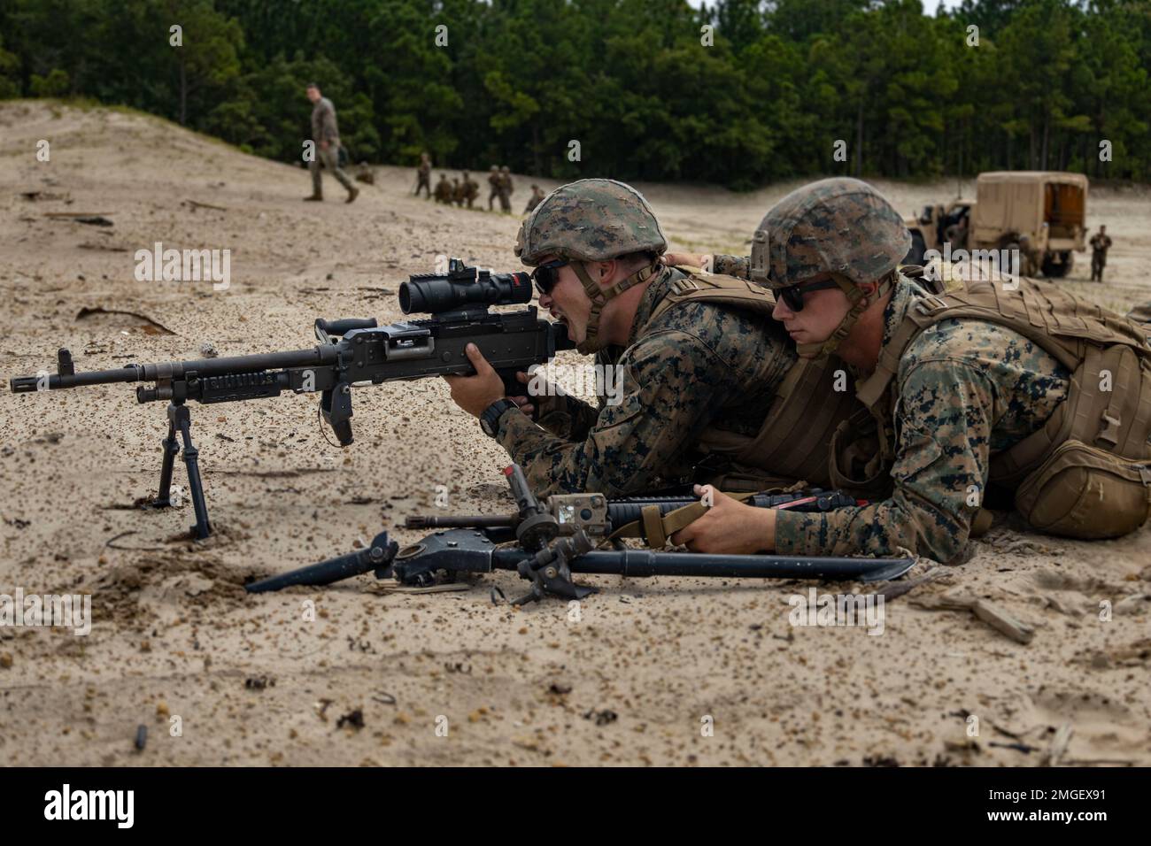 U.S. Marine Corps Lance Cpl. Nicholas Coughenour-Lee, a heavy equipment ...