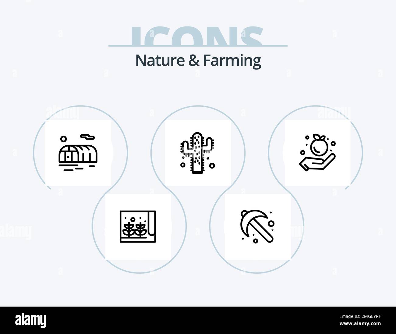 Nature And Farming Line Icon Pack 5 Icon Design. crops. maize. apples ... Nature And Farming Line Icon Pack 5 Icon Design. crops. maize. apples ...