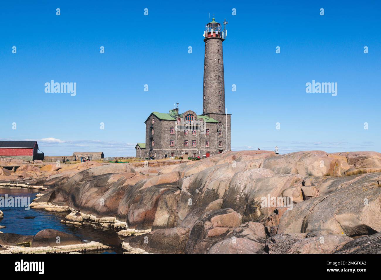 Bengtskär Lighthouse View Of Bengtskar Island In Archipelago Sea