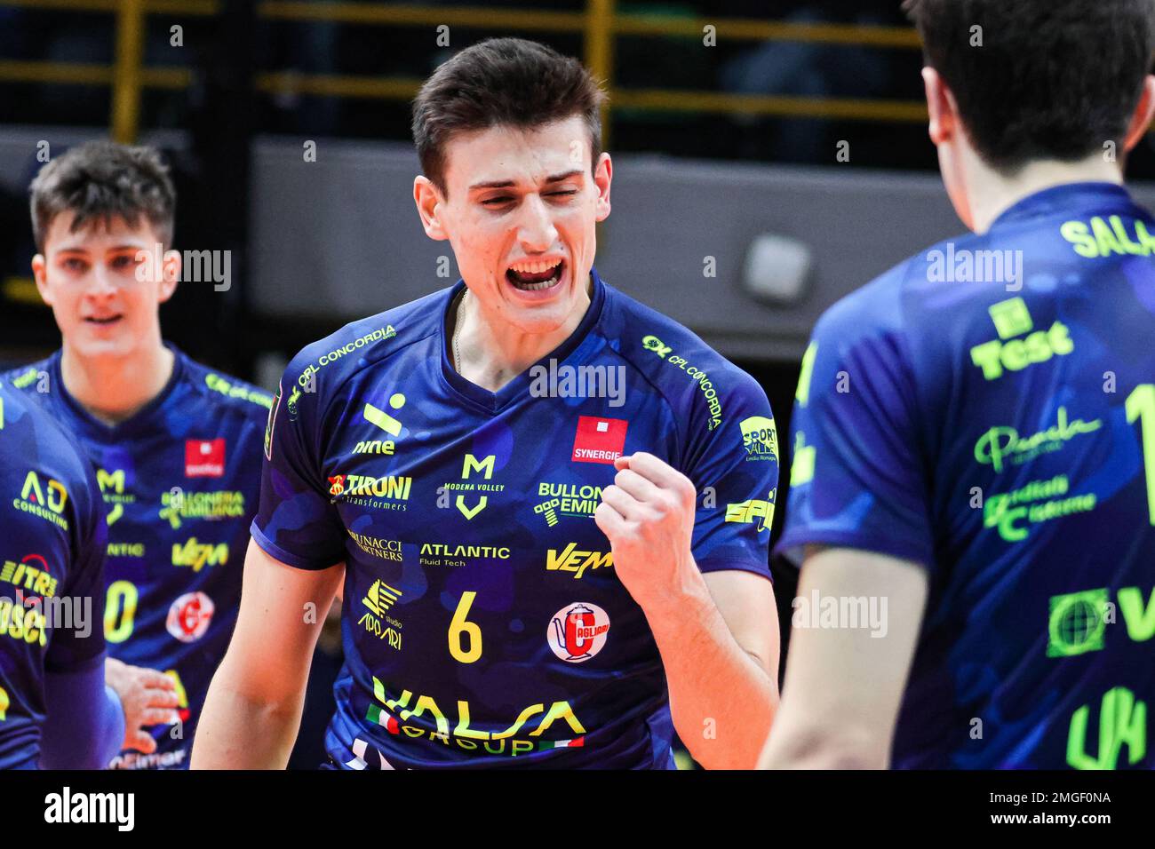 Modena, Italy. 25th Jan, 2023. Giovanni Sanguinetti (Valsa Group Modena ...