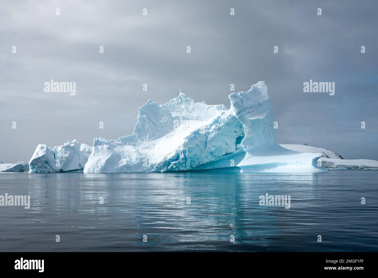 Icebergs, each totally individual, like hand-crafted ice sculpture ...