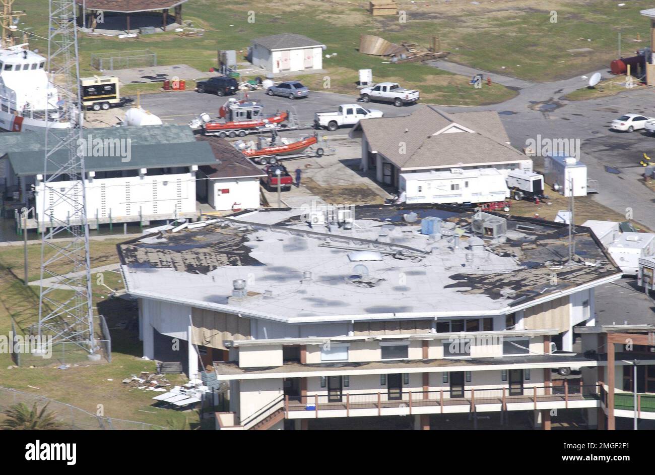 Coast Guard Structures - Station Grand Isle - 26-HK-106-42. Hurricane ...