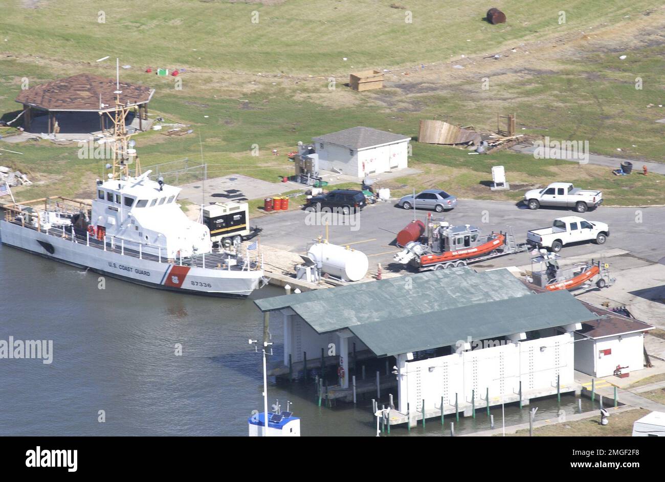 Coast Guard Structures - Station Grand Isle - 26-HK-106-43. Hurricane ...