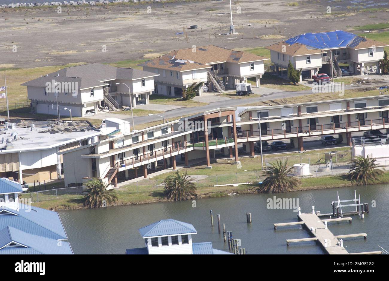 Coast Guard Structures - Station Grand Isle - 26-HK-106-22. Hurricane ...