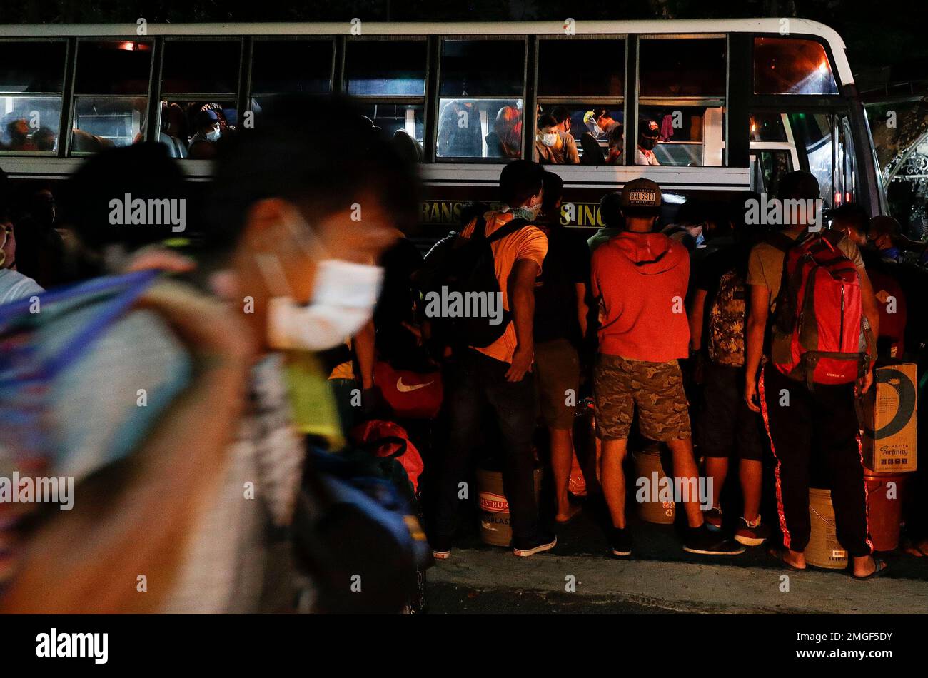 Families, workers and students stranded at the capital when the ...