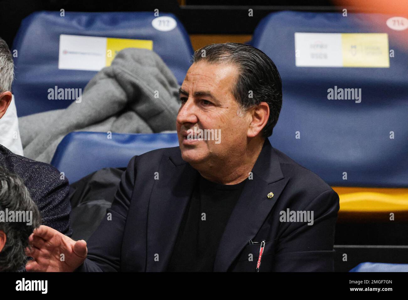 PalaPanini, Modena, Italy, January 25, 2023, Fefe De Giorgi during ...