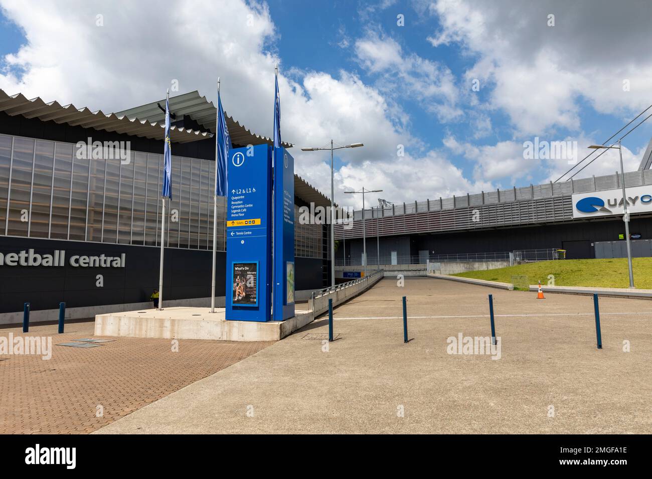 Sydney Olympic Park s[ports arenas including Netball central indoor ...