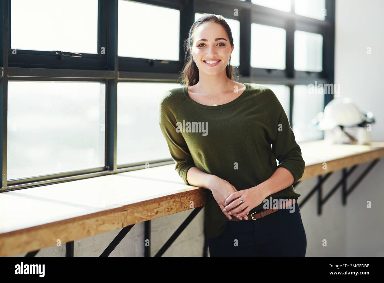 Self-confidence is everything if you want to become successful. Cropped ...