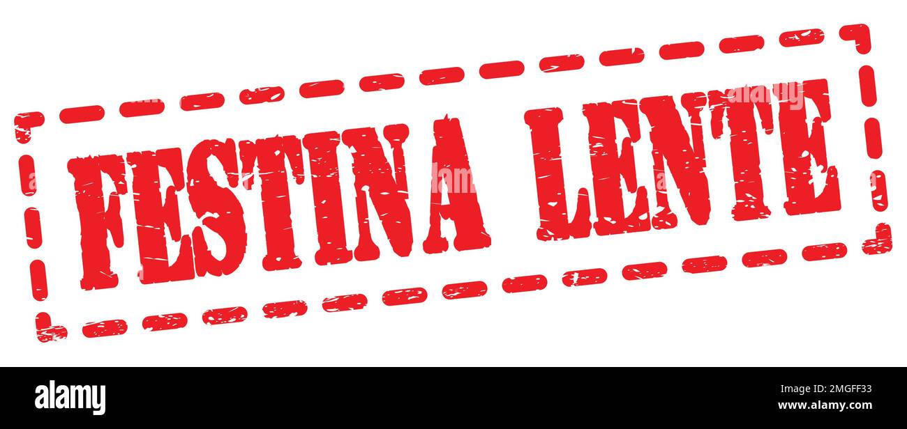 Festina lente hi-res stock photography and images - Alamy