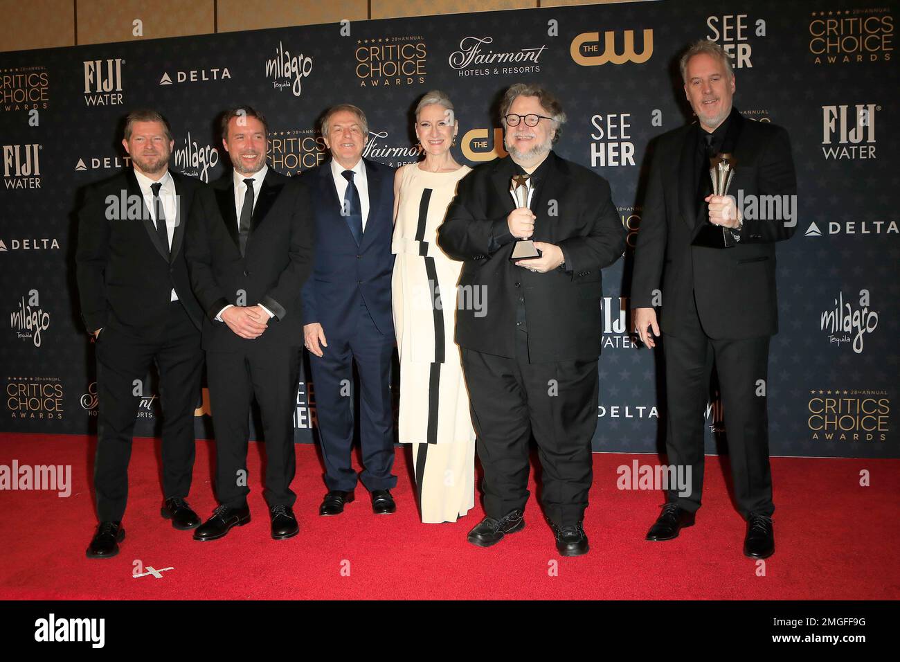 Guillermo del toro and mark gustafson hi-res stock photography and ...