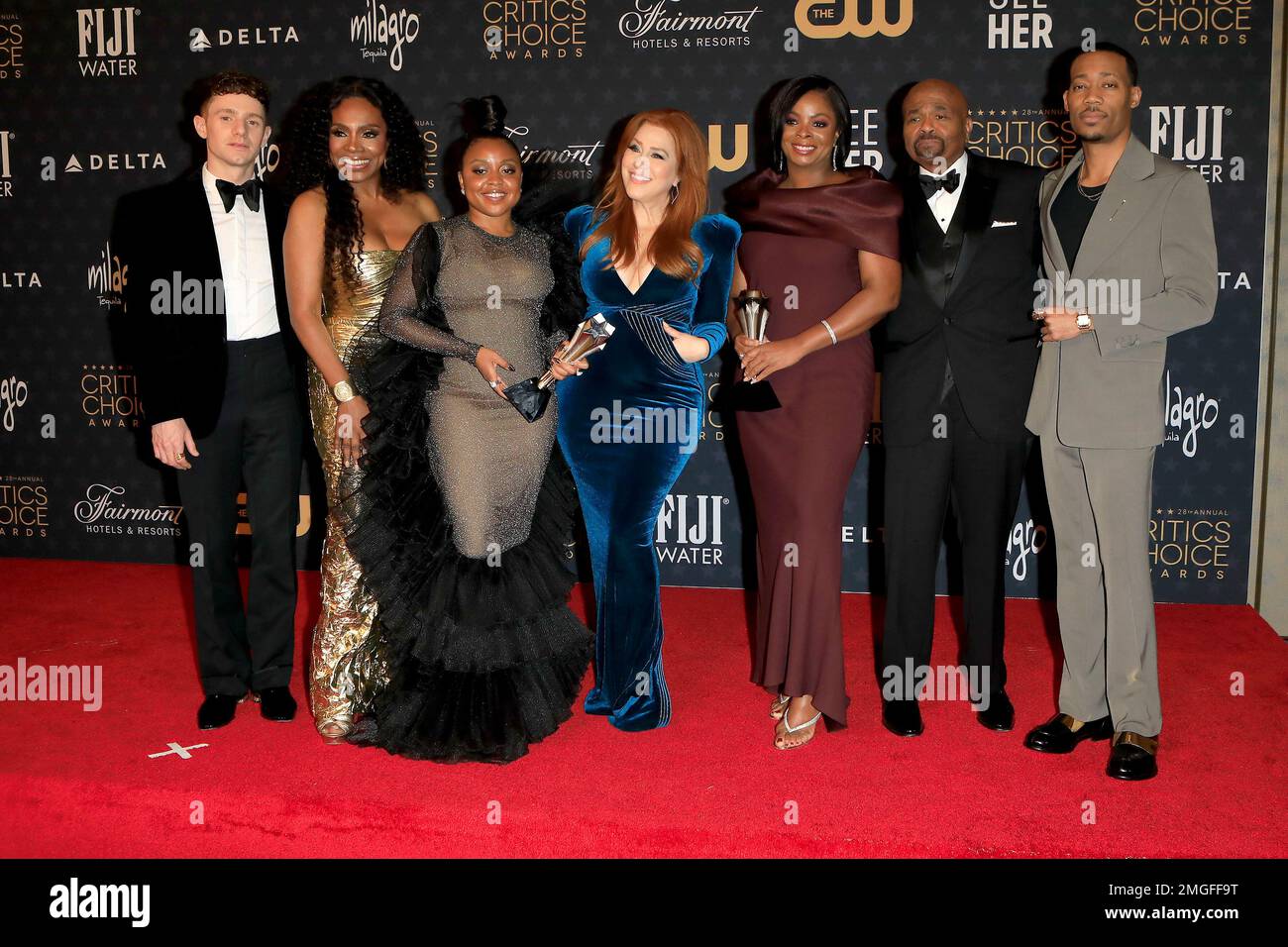 LOS ANGELES - JAN 15: Sheryl Lee Ralph, Janelle James, Quinta Brunson ...