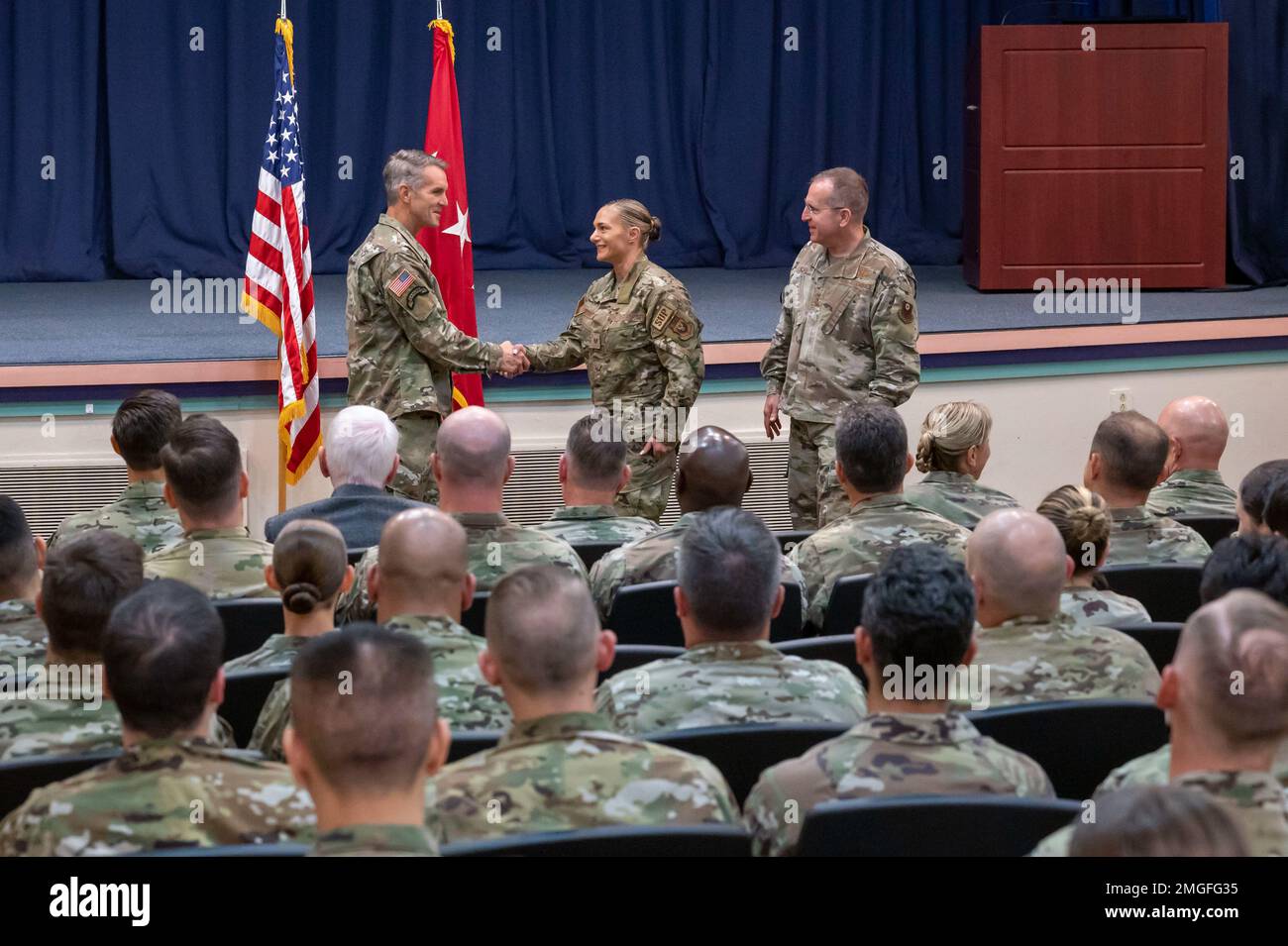 U.S. Army Gen. Richard Clarke (left), commander of U.S. Special ...