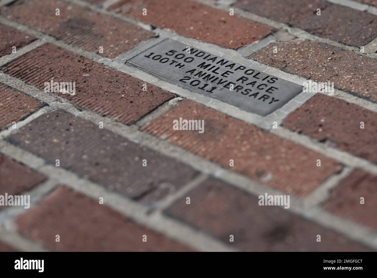 A message honoring the 100th anniversary of the Indianapolis 500 is ...