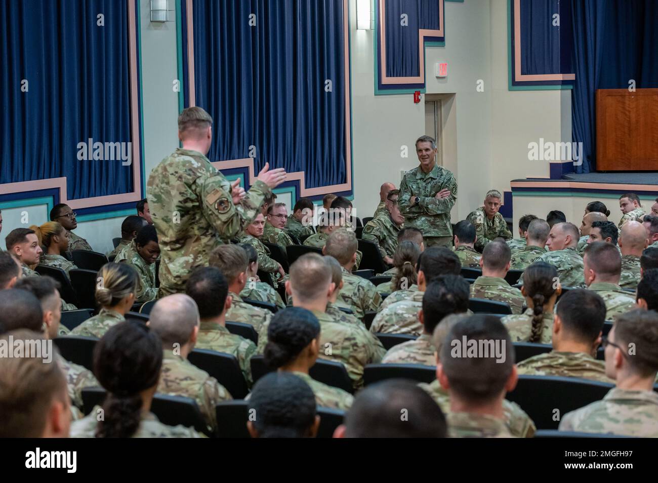U.S. Army Gen. Richard Clarke visited Hurlburt Field and interacted ...