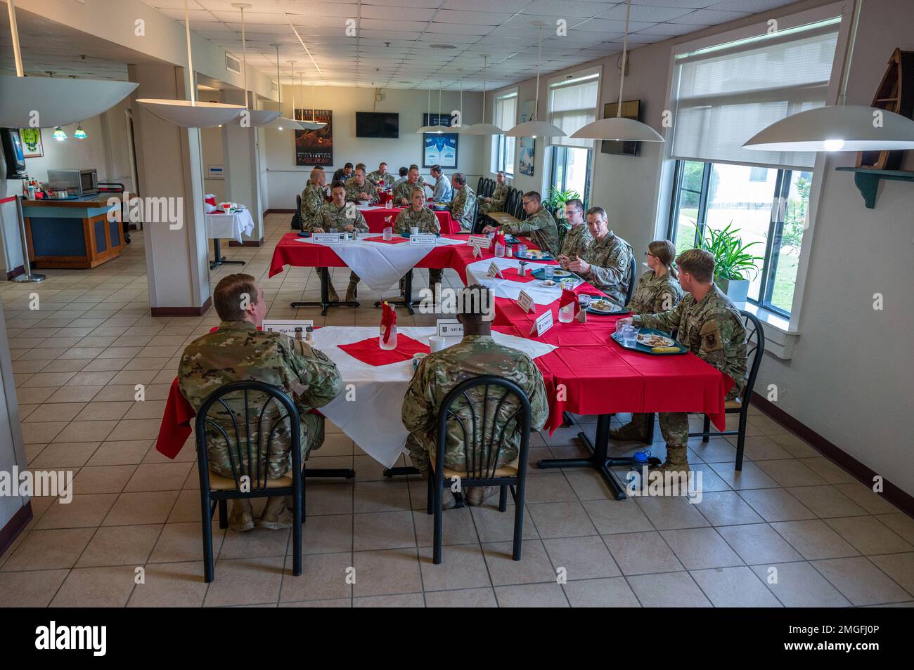 U.S. Army Gen. Richard Clarke visited Hurlburt Field and interacted ...