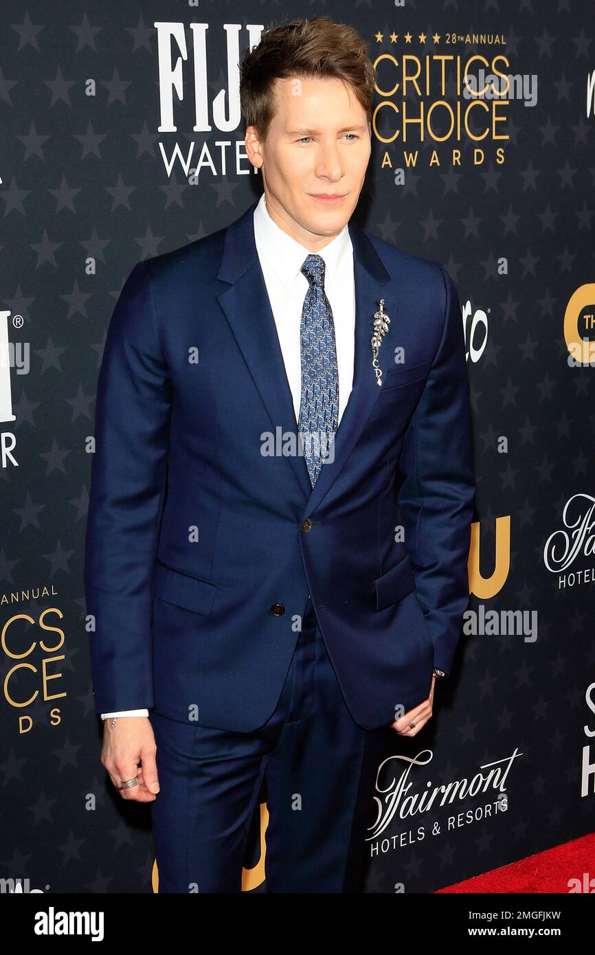 LOS ANGELES - JAN 15: Dustin Lance Black at 2023 Critics Choice Awards ...