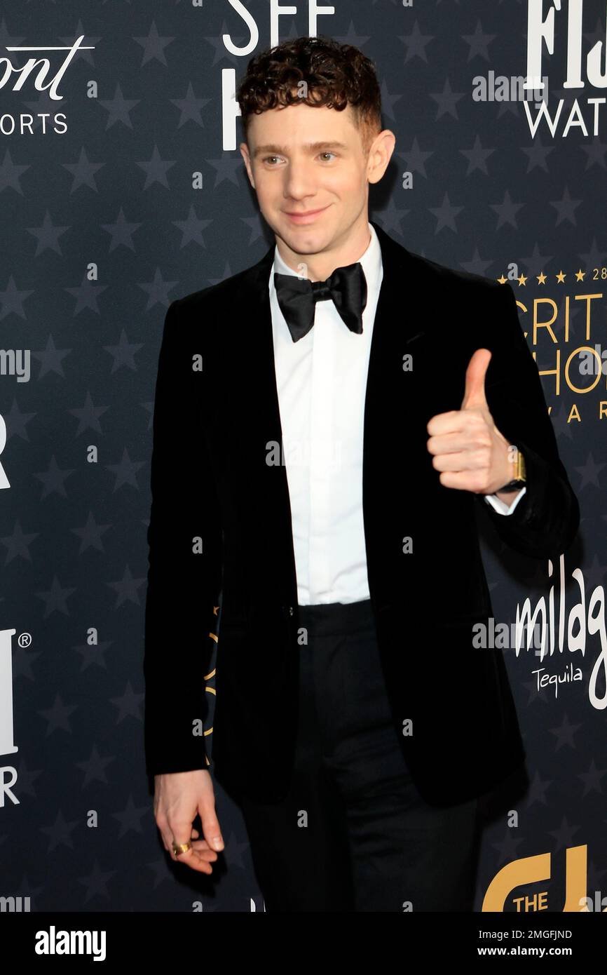 LOS ANGELES - JAN 15: Chris Perfetti at 2023 Critics Choice Awards ...