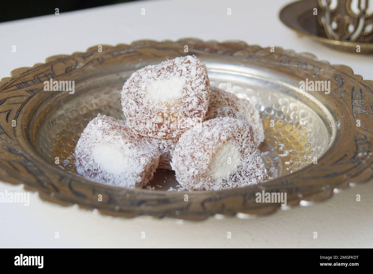 Turkish delight or lokum is a traditional gelatinous sweet, of the soft ...
