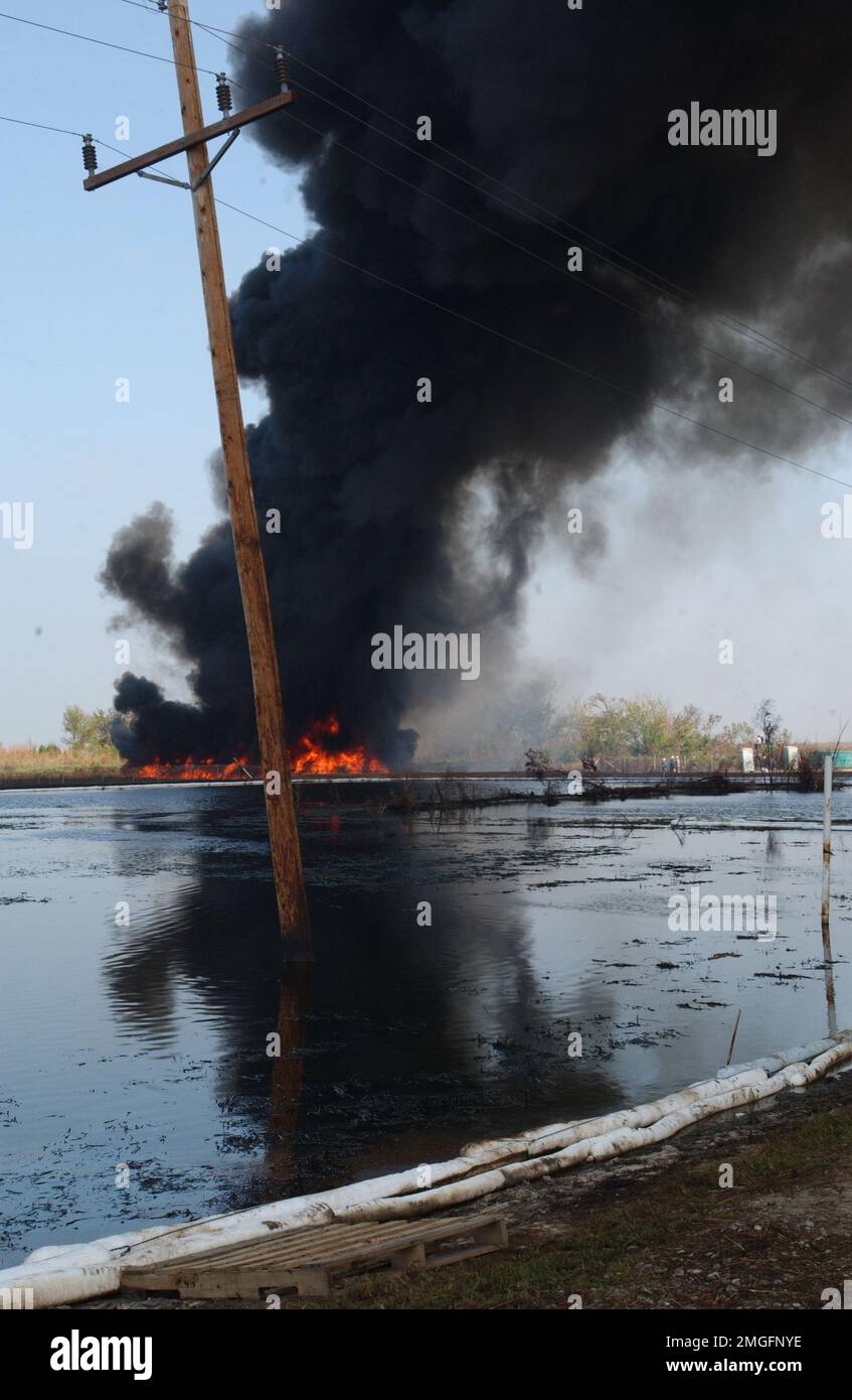 In-Situ Burn Chevron Pipeline - Empire, Louisiana - 26-HK-159-68 ...
