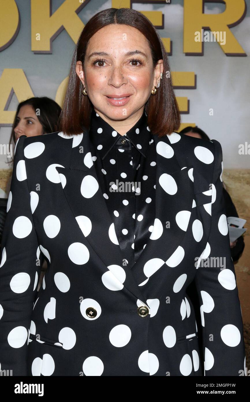 LOS ANGELES - JAN 17: Maya Rudolph at Poker Face Series Premiere at the ...