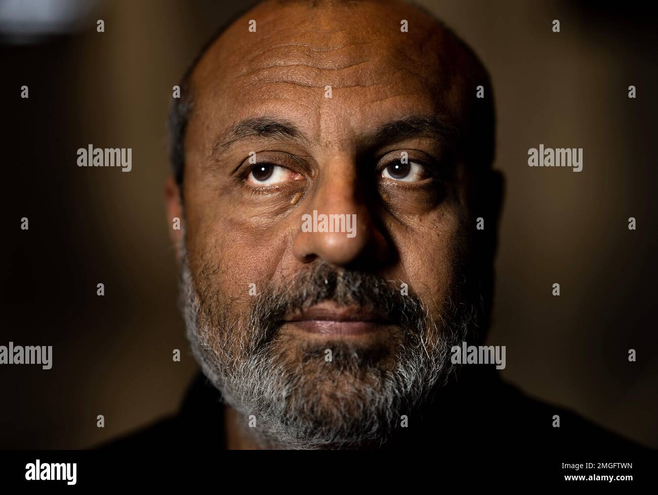 Egyptian director and playwright Ahmed El Attar photographed before the ...