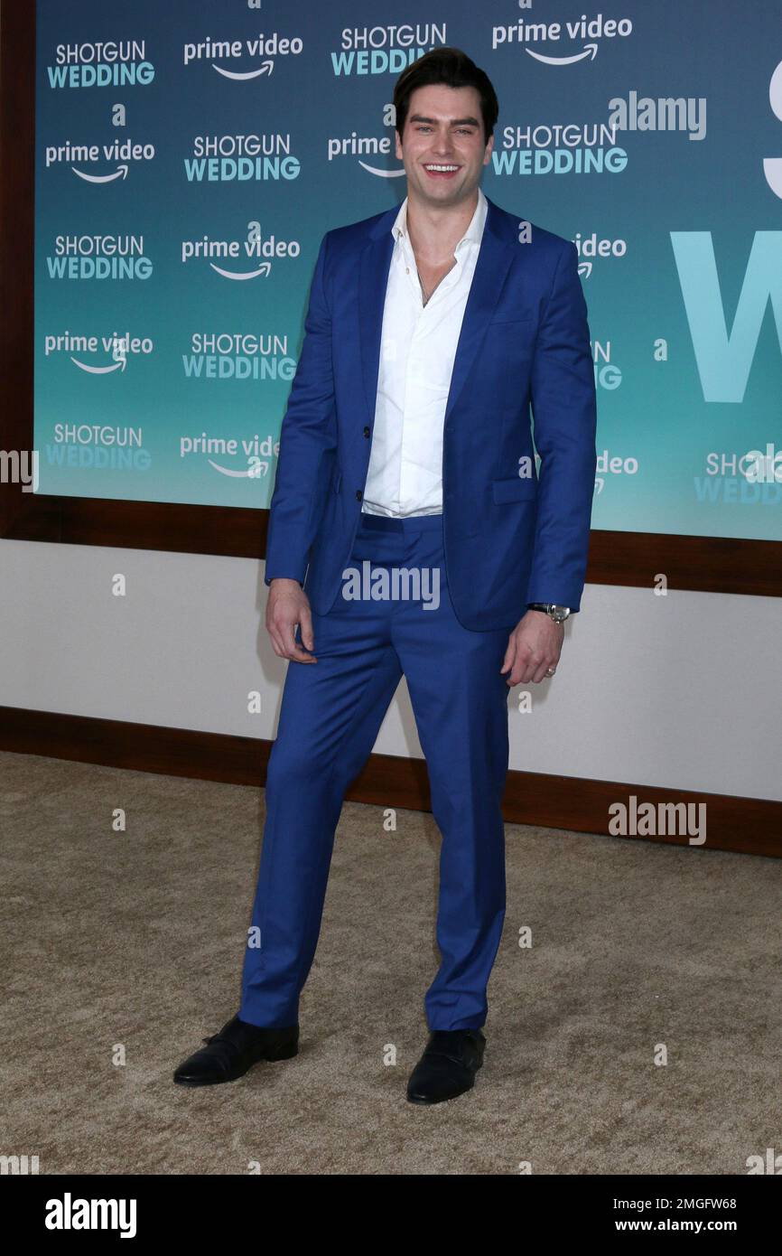 LOS ANGELES - JAN 18: Pierson Fode at Shotgun Wedding Premiere at the ...