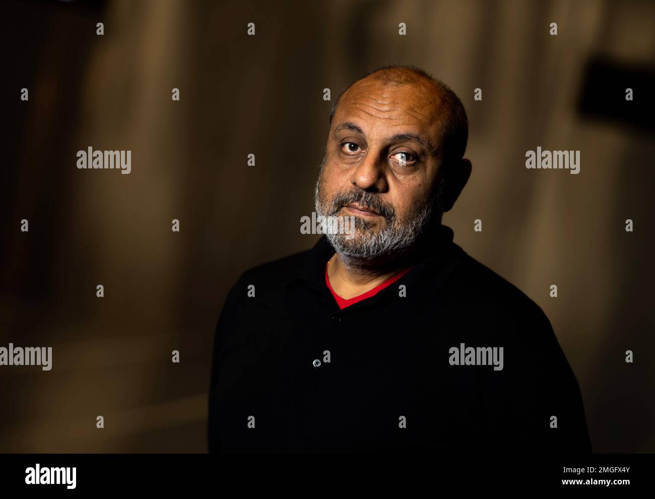 Egyptian director and playwright Ahmed El Attar photographed before the ...