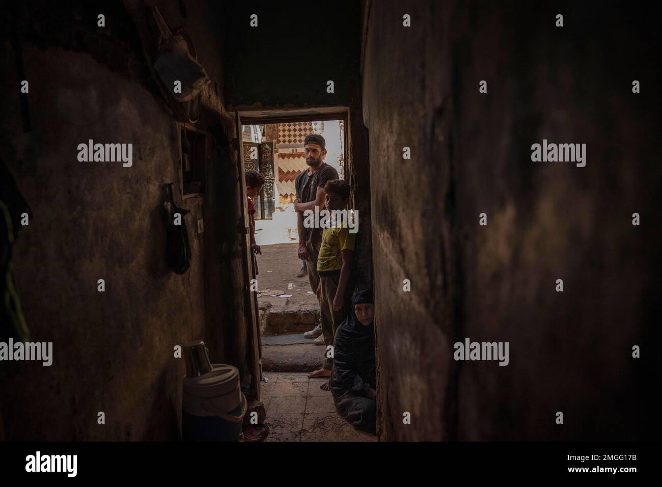 In this May 9, 2020 photo, 28-year-old football defender Mahrous ...