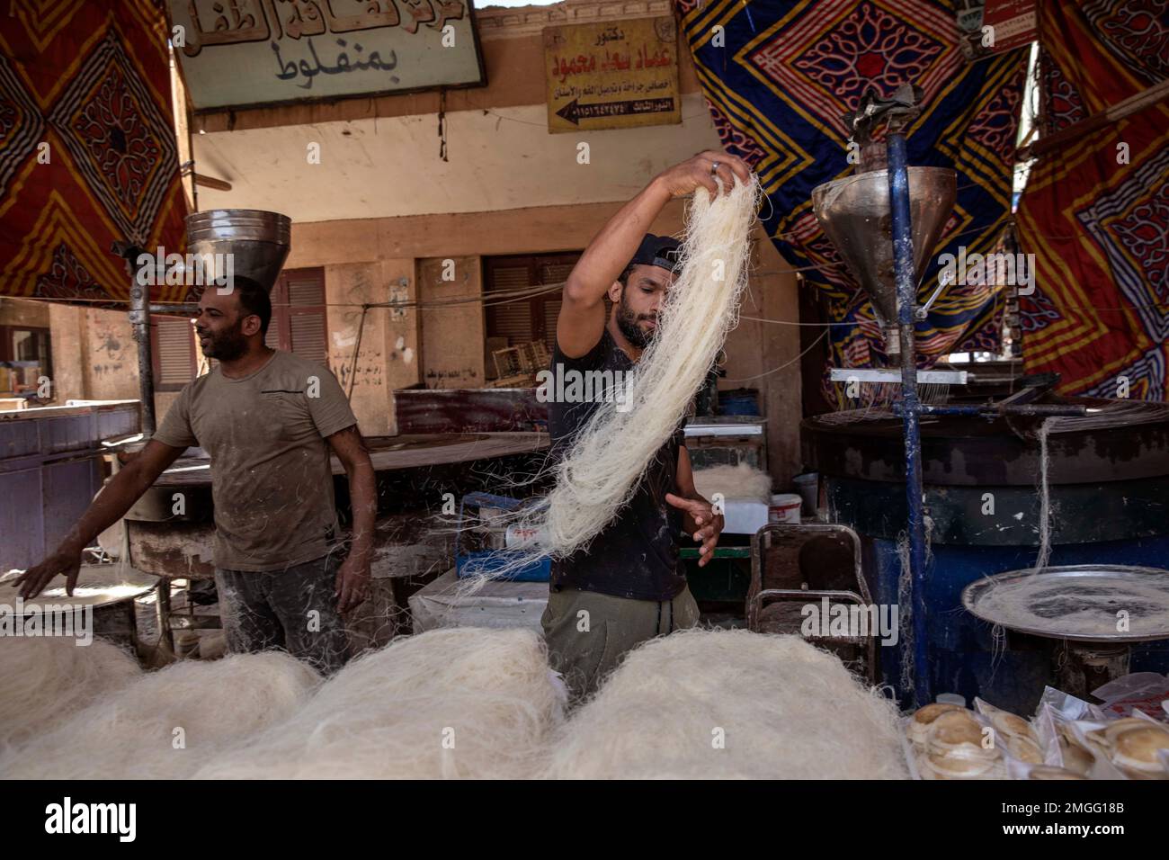In this May 9, 2020 photo, 28-year-old football defender Mahrous ...