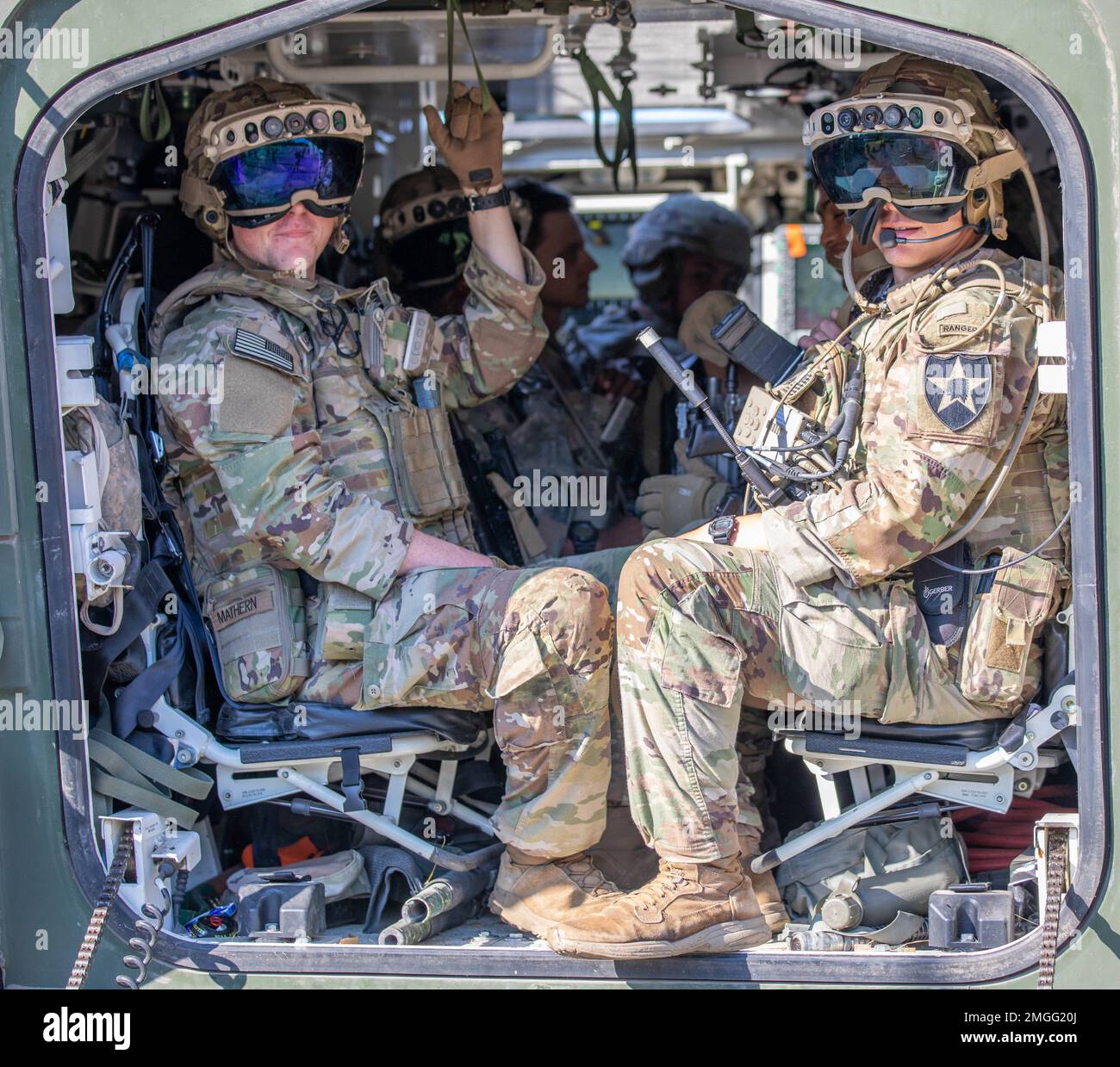 U.S. Soldiers with Third Platoon, "Blackhorse" Company, 2nd Battalion ...