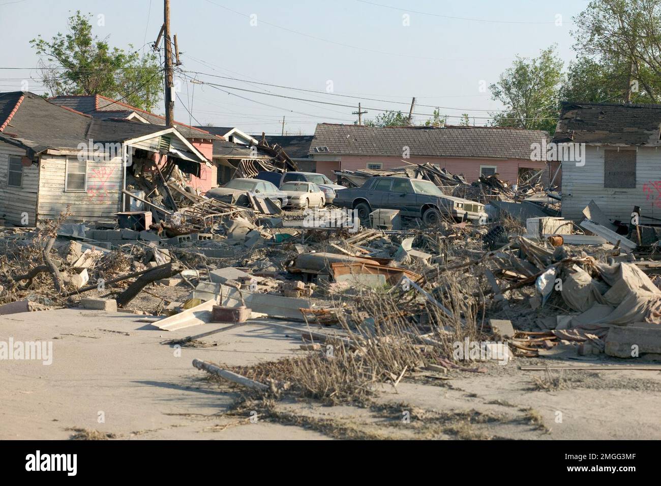 Aftermath - Parishes - 26-HK-42-45. 9th Ward Damage--destroyed homes ...