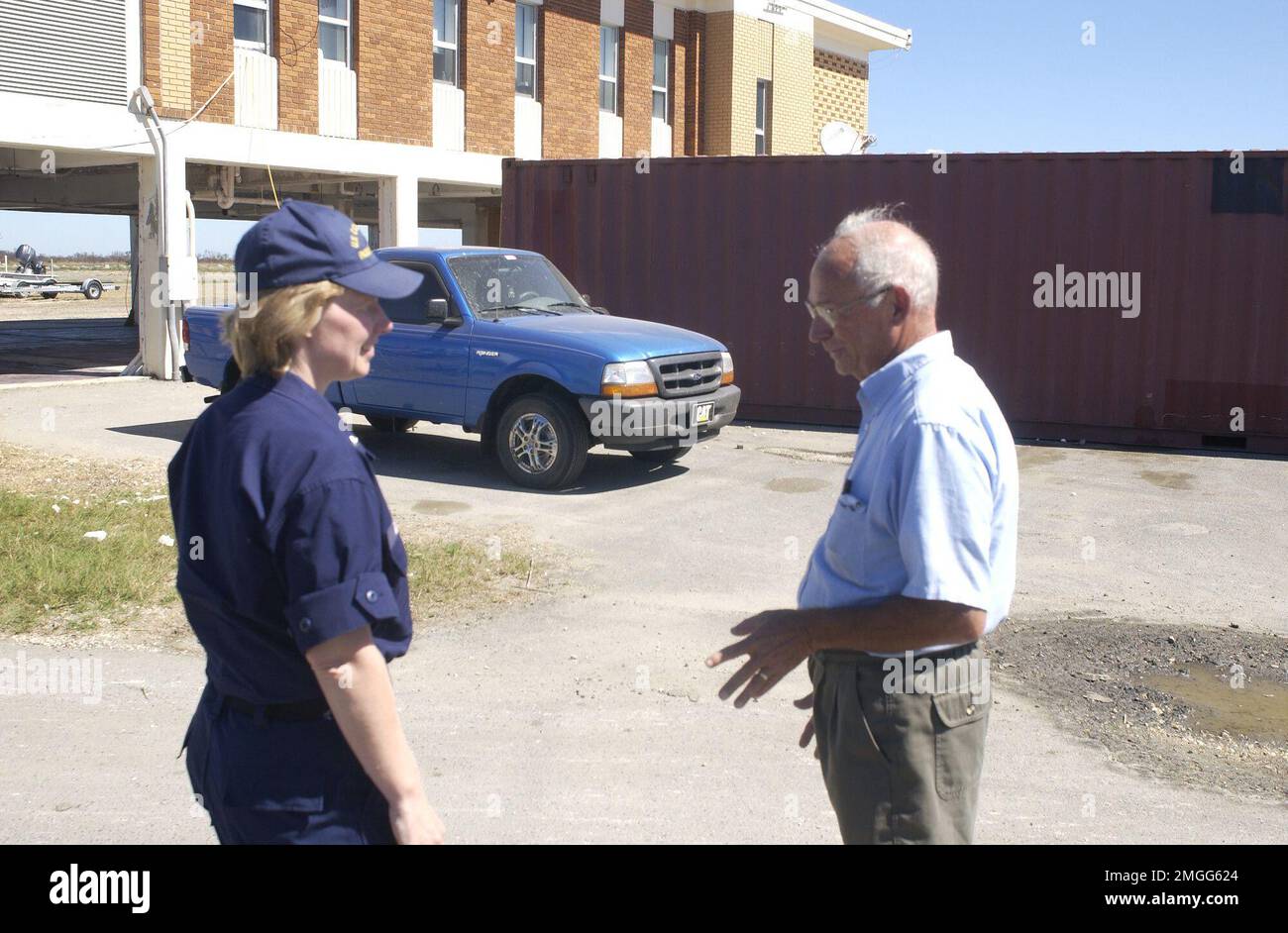 Coast Guard Auxiliary - 26-HK-64-14. Coast Guard woman and civilian ...