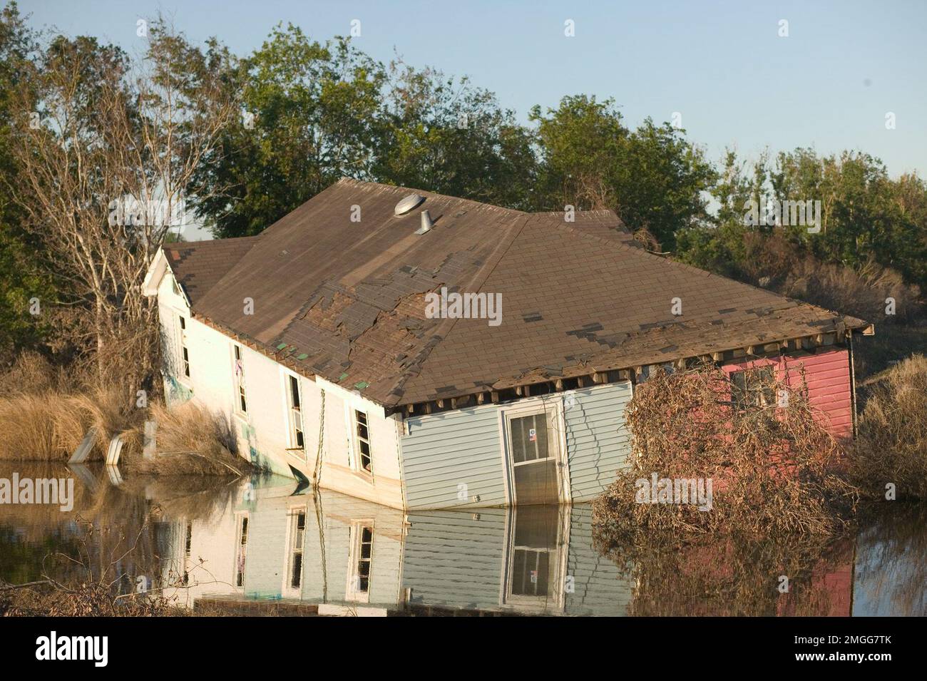 Aftermath - Parishes - 26-HK-42-62. Plaquemines Damage--large displaced ...